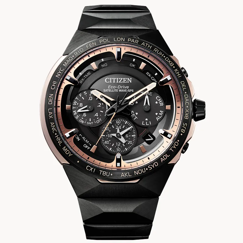 Satellite Wave GPS F950 Black Dial Super Titanium Bracelet Satellite Wave GPS F950 Black Dial Super Titanium Bracelet